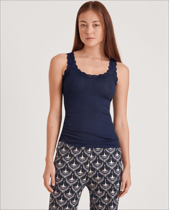 Calida Ull/Silke Topp, Singlett m/blonder - Sørbø undertøy