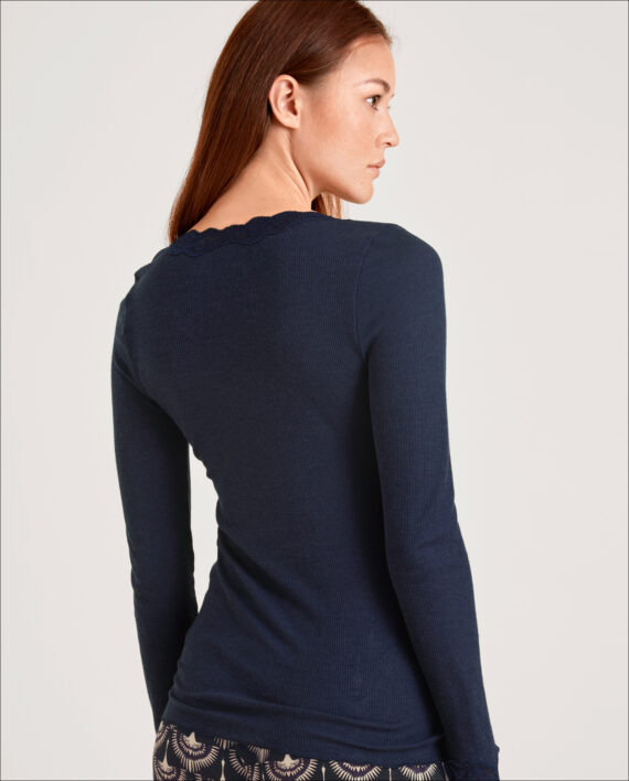 Calida Ull/Silke Topp, Lang arm m/blonder - Sørbø undertøy