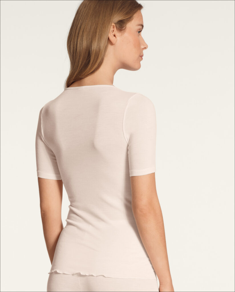 Calida Ull / Silke Topp, kort arm - Sørbø undertøy